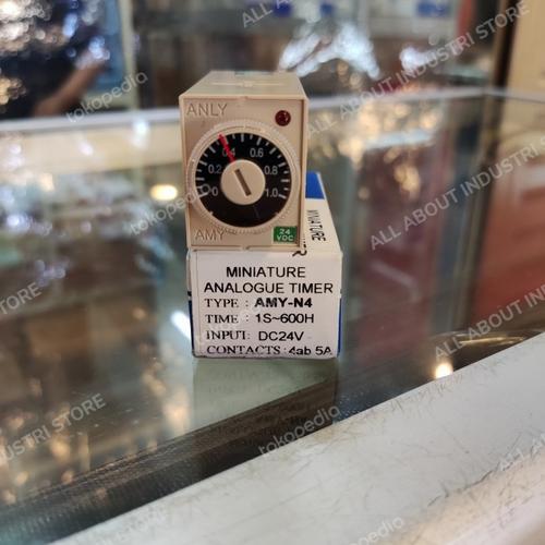 Jual MINI TIMER ANLY AMY-N4 / H3YN-4 220VAC 24VDC MULTI RANGE ANALOG ...