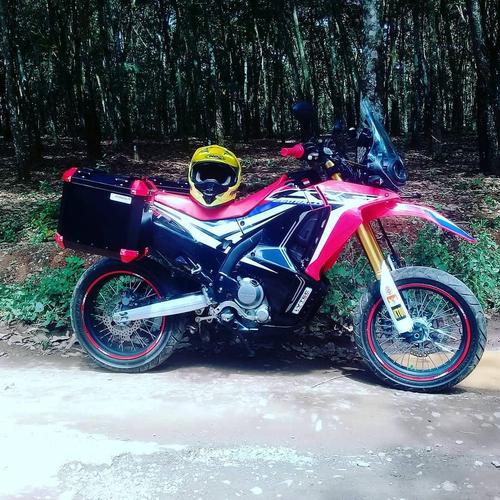 Promo Full Triple Box for CRF250 Rally Topbox 38 Lt dan 27 Lt Sidebox ...