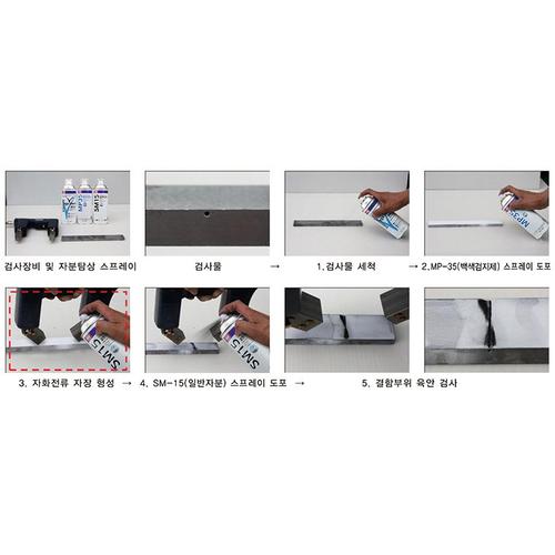 Jual Nabakem white contrast paint wcp testing,magnetic particle NDT 7hf ...