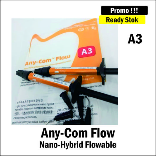 Jual Dental Composite Flow Tambalan Gigi Flow ANY COM 2 g Syringe - A3 ...