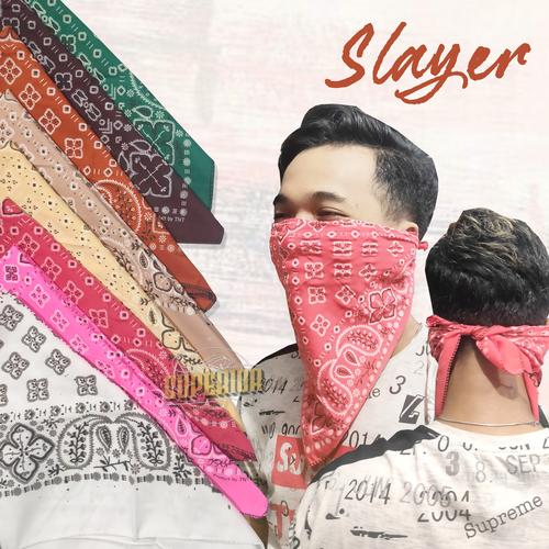 Jual Slayer Bandana Pria Motif Batik Masker - Merah - Kota Surabaya ...