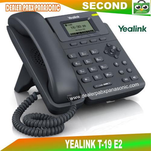 Jual Yealink SIP-T19 E2 Entry Level IP Phone 1 Account [non PoE] - Kota ...