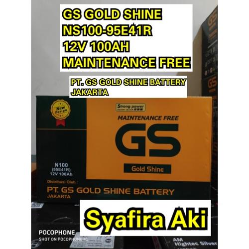 Jual AKI N100 GS MF 12V 100AH (untuk Kapal,Taft GT,Genset) AKI KERING ...