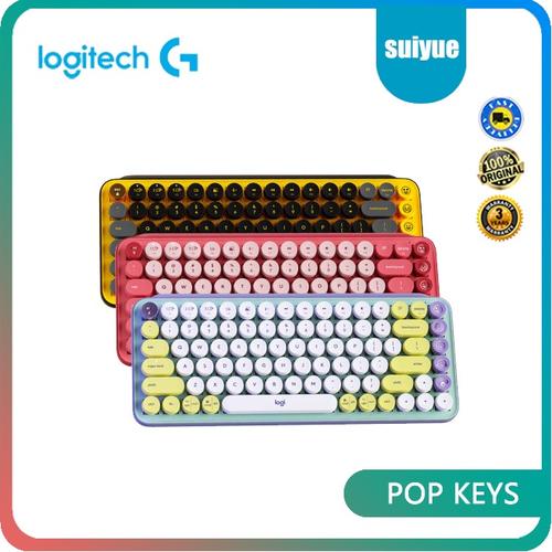 Jual Logitech POP KEYS Wireless Mechanical Keyboard with Customizable ...