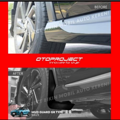 Jual Mud Guard Karpet Lumpur Toyota Raize 2021- Type GR Sport - Jakarta ...