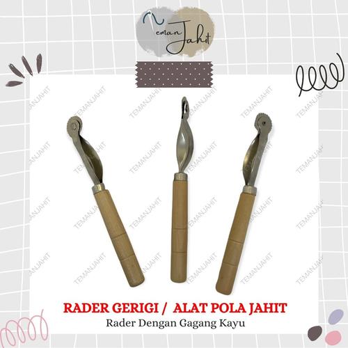 Jual RADER KAYU GERIGI / TRACING WHEEL / ALAT POLA JAHIT - Jakarta ...