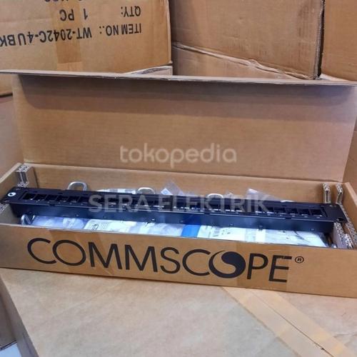 Jual Patch Panel 24 Port Cat.6 Commscope Original Loaded ( model baru ...