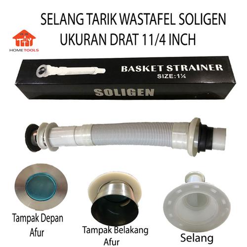 Jual Afur Selang Wastafel Merk SOLIGEN Afur Watafel Model Selang PVC 11 ...
