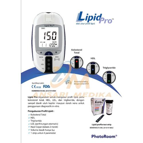Promo Alat Tes Lipid Pro Kolesterol Trigliserida HDL LDL Glucose Meter ...