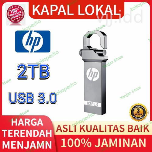 Promo Flashdisk USB Flash Drive HP 2 TB V250W Metal High Speed USB 3.0 ...