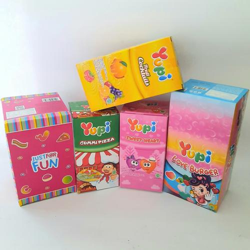 Jual Permen Jeli Yupi box 1000 isi 12 pcs/box - Gummi Pizza - Kota ...