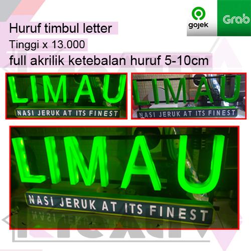 Jual huruf timbul letter letters akrilik warna - Jakarta Barat ...