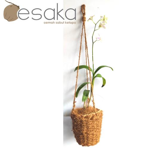 Jual Pot anyam gantung sabut kelapa ukuran standar yang unik dan ...
