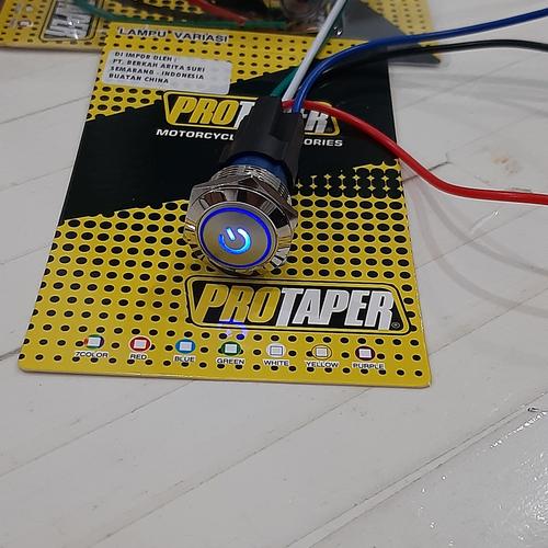 Jual SAKLAR LED STAINLESS -TOMBOL ON OFF PLUS SOKET DAN KABEL - Jakarta ...