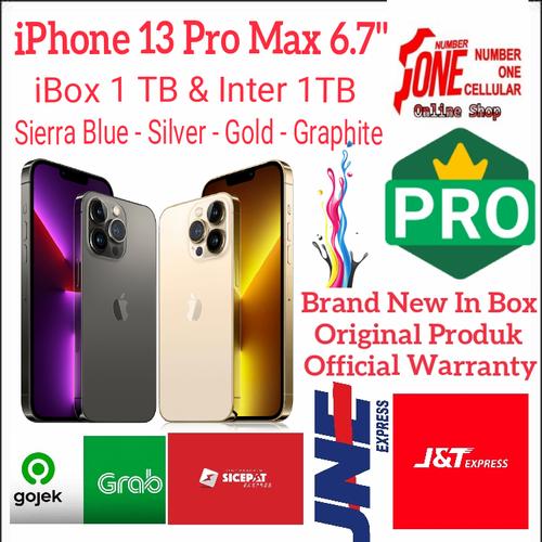Jual iPhone 13 Pro Max 1TB % Baru Garansi Resmi - Silver, INTER 1TB ...