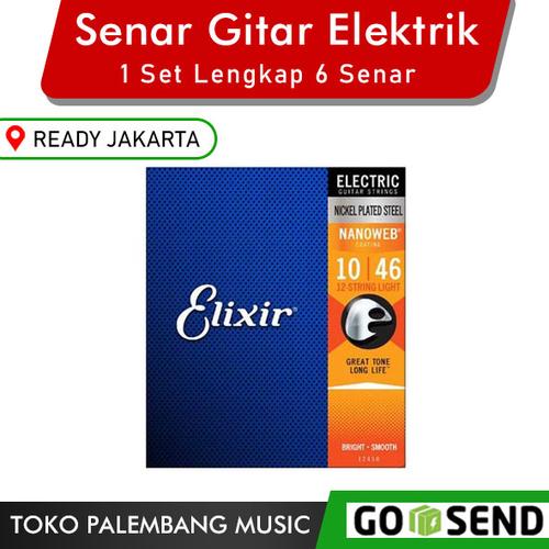 Jual Senar Gitar Elektrik Elixir Nanoweb Polyweb - Electric Guitar ...