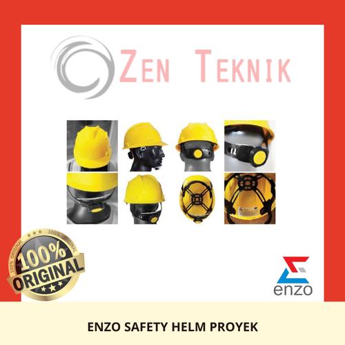 Jual Helm Safety Proyek - ENZO - Tahan Banting - Kuning - Kota Surabaya ...