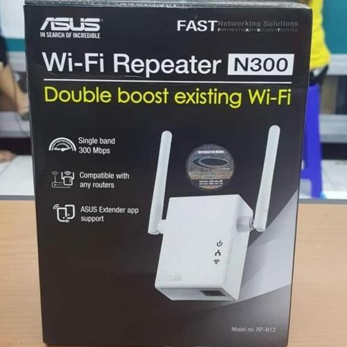 Jual ASUS RP N12 WIRELESS N300 WIFI REPEATOR/ MODEM / RANGE EXTENDER ...