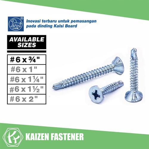 Jual 1 duz #6x3/4 Sekrup GRC SDS / kalsiboard / Calci Screw - Kab ...