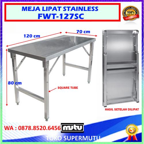 Jual Meja Lipat Stainless FWT-127SC Foldable Work Table - Jakarta Barat ...
