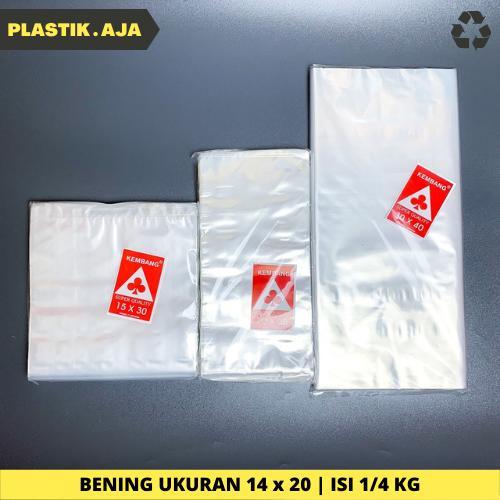Jual PLASTIK BENING 14 x 20 PP TEBAL 03 | ISI 250 GR | KEMBANG - Kota ...