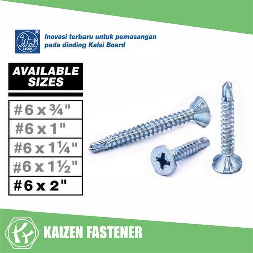 Jual #6x2'' Sekrup GRC SDS / kalsiboard / Calci Screw 5cm - Kab ...