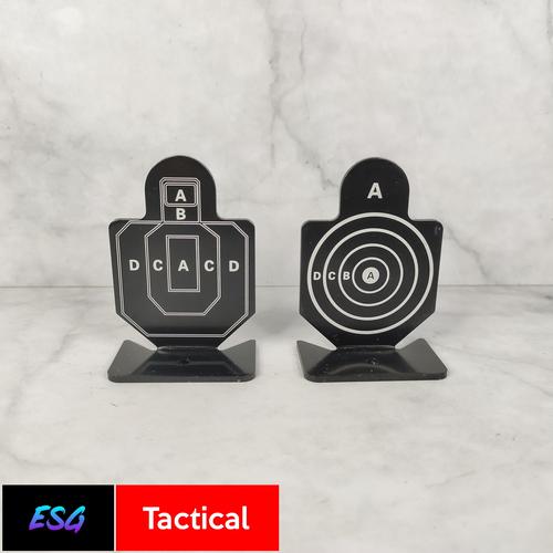 Jual Shooting Target Sasaran Tembak Reaksi AA IPSC Pin Plate Metal ...