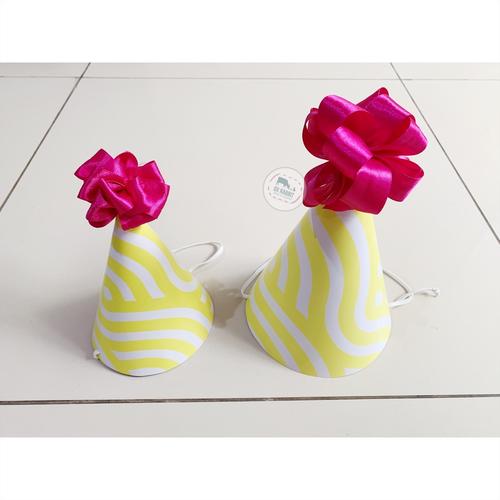 Jual Ribbon Party Hat Mom & Kids (Topi Ulang Tahun Pita Ibu & Anak ...