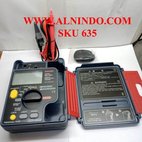 Jual Sanwa MG1000 Insulation Resistence Tester Megger 1000V 1kV MG 1000 ...