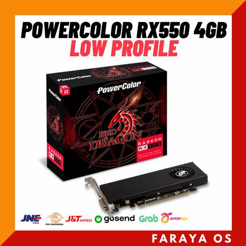 Jual PowerColor Red Dragon Radeon RX 550 4GB GDDR5 - VGA Card - LOW ...