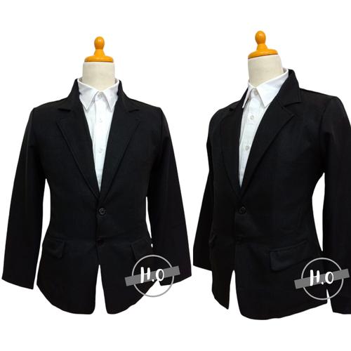 Jual Blazer Hitam Pria Kerja Kantor Formal - Hitam, 5L - Jakarta ...