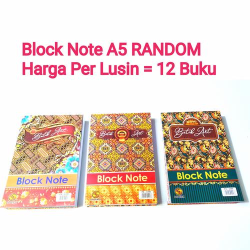 Jual 12 Buku Block Note A5 Buku Seminar BATIK Isi 12 Buku - Jakarta ...