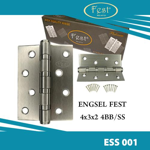Jual ENGSEL PINTU STAINLESS STEEL | ENGSEL JENDELA - 4x3x3 - Jakarta ...