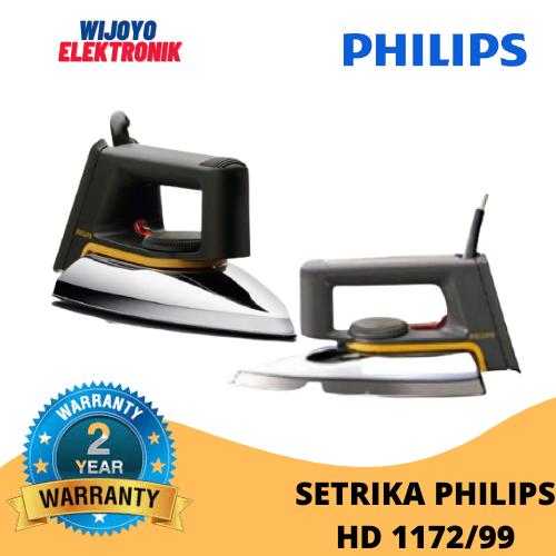Jual Philips Setrika HD1172 Dry Iron HD1172 Gosokan Philips HD 1172 ...