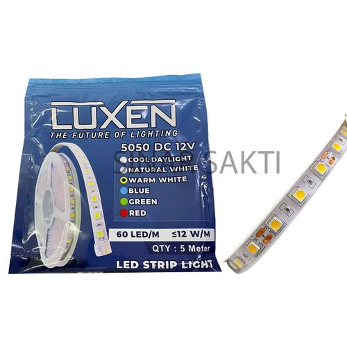 Jual Luxen Lampu Led Strip Mata Besar 5050 12w Indoor IP33 5M 5 meter ...