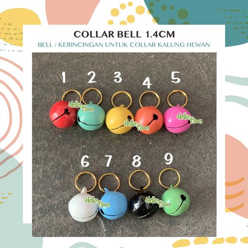 Jual Collar Bell 1.4cm Kerincing Lonceng Kalung Hewan Anjing Kucing ...