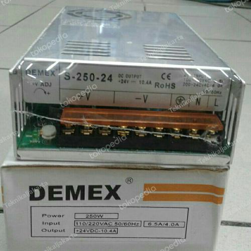 Jual Power supply 24V 10A merk Demex S-250-24 - Jakarta Barat ...