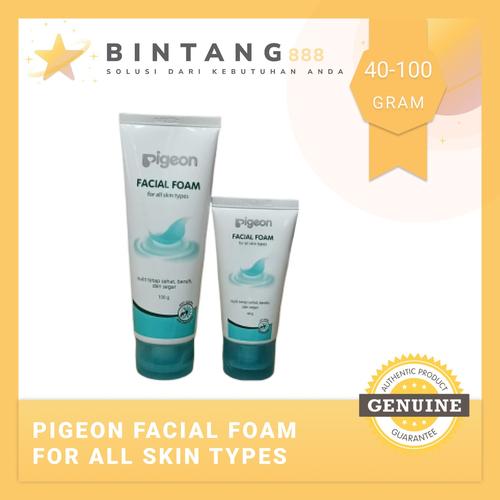 Jual PIGEON Facial Foam For All Skin Types - Sabun Cuci muka 40ml 100ml ...