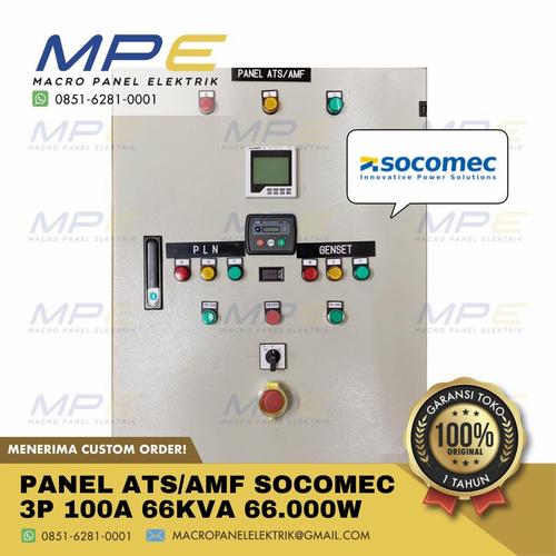 Jual Panel ATS AMF PLN Genset SOCOMEC 100A 3P 66KVA 66.000W - Jakarta ...