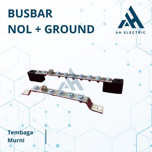 Jual Busbar Nol Ground Arde | Terminal Nol + Ground | Busbar tembaga ...
