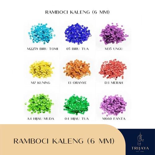 Jual Trijaya Mote / Manik / Ramboci / Beads / Payet Piring - Kaleng (6 ...