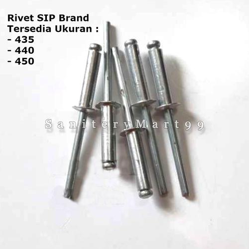 Jual SIP BRAND PAKU RIVET 435 (9.5MM) 440 (9.5MM) 450 (12.7MM) PER 50 ...