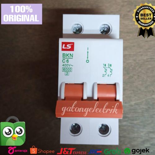 Jual mcb 2p/2pole 4a/6a/10a/16a LS bkn - Jakarta Barat - gatongelectrik | Tokopedia