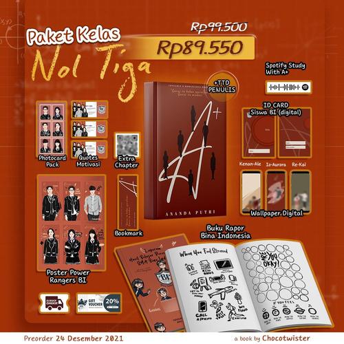 Jual Buku Novel A Karya Ananda Putri Jakarta Barat Kedai 1001