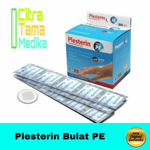 Jual Plesterin Bulat PE Transparan isi 200 / Plester Bulat Onemed ...
