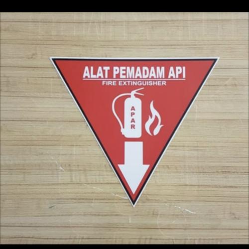 Jual Sigh Stiker Segitiga Apar ukuran 30x30cm - Jakarta Barat - Garda ...