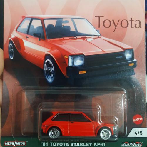 Jual Hotwheels 81 Toyota Starlet KP61- Hotwheels Cars Culture Toyota ...