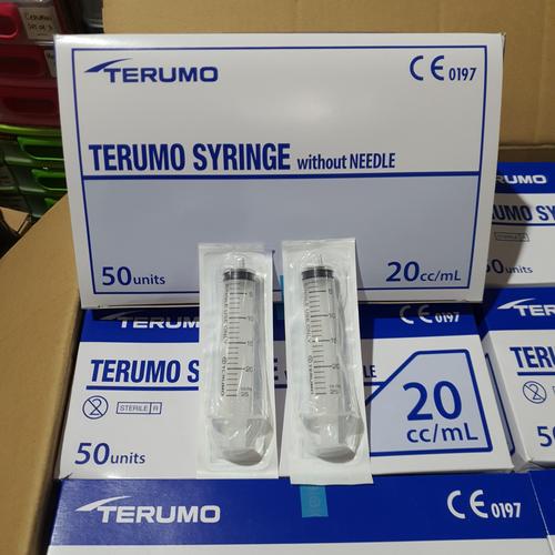 Jual Syringe 20 cc Terumo / Suntikan 20cc Terumo / Terumo 20cc/ml ...