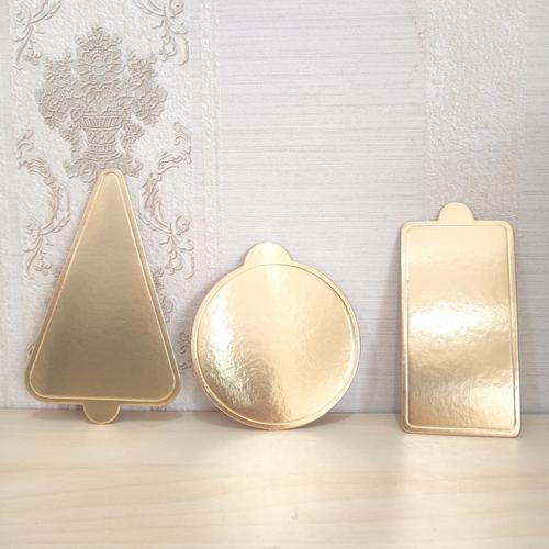 Jual tatakan kue emas persegi bulat segitiga (10 pcs) - Kota Surabaya ...