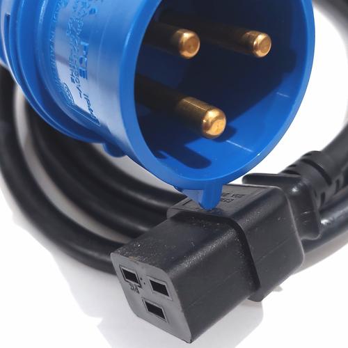 Jual Kabel Power 32A IEC 309 to C19 2.5m 3x3.1mm bkn AP9876 - Kab ...